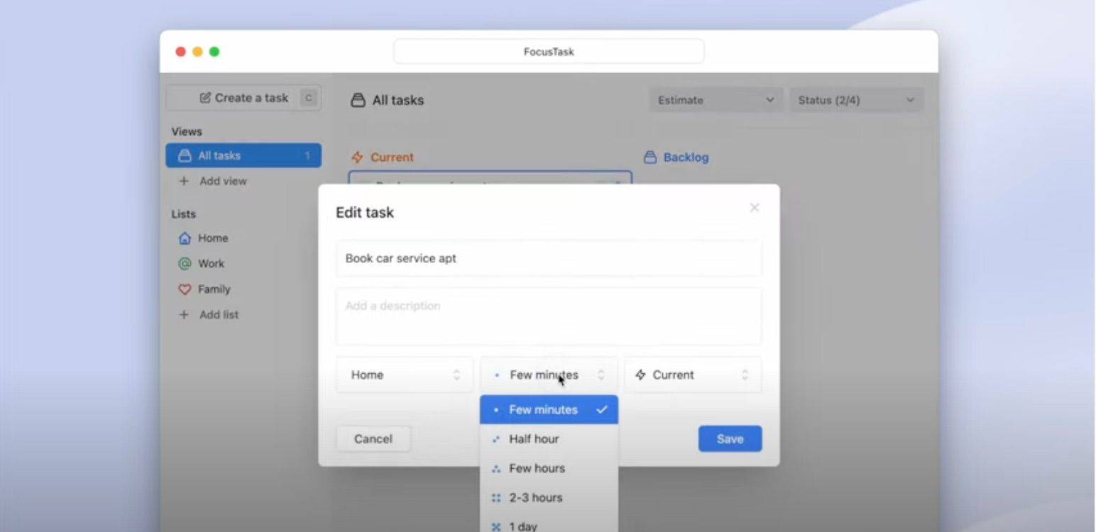 Focustask. Un gestionnaire de tâches nouvelle génération – Les Outils Productivité