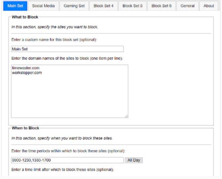 LeechBlock. Bloquer des sites qui volent votre attention – Les Outils ...