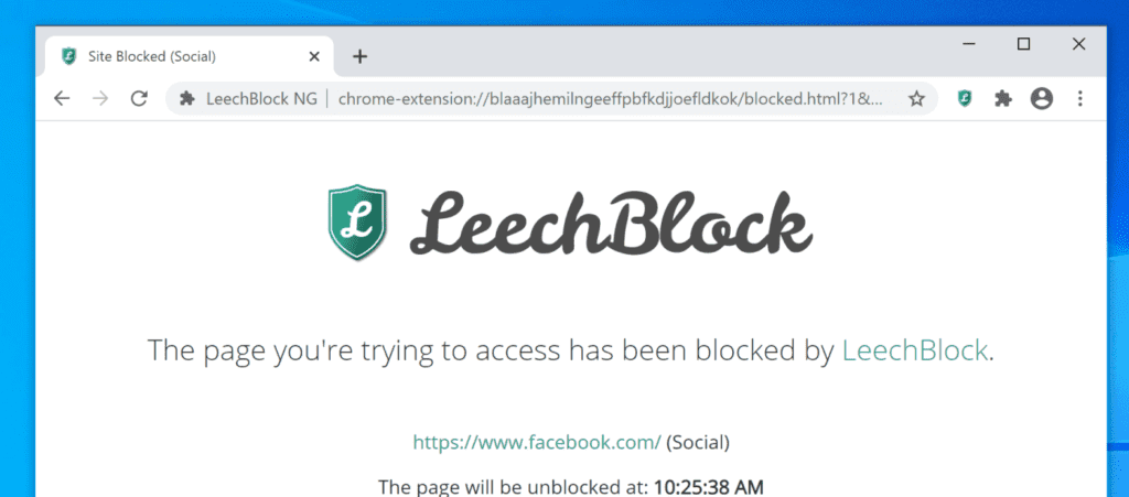 LeechBlock. Bloquer des sites qui volent votre attention – Les Outils ...