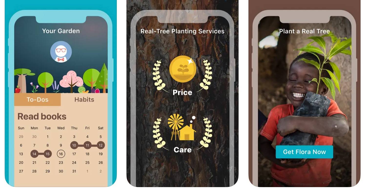 Flora: Une application de concentration qui fait pousser des arbres ...